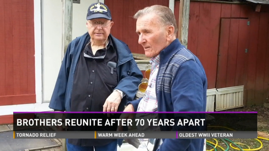 Brothers reunite after 70 years apart | wusa9.com