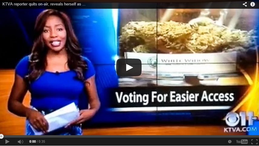 Reporter quits on air, reveals she owns cannabis club | wusa9.com
