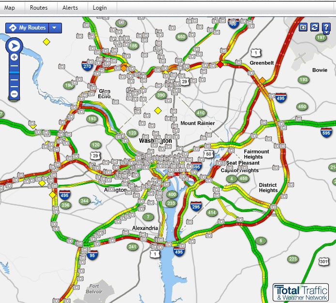 LIVE TRAFFIC BLOG: A rainy Friday evening commute | wusa9.com