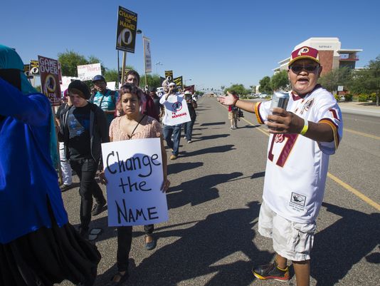 Native Americans rally in Glendale against Redskins | wusa9.com
