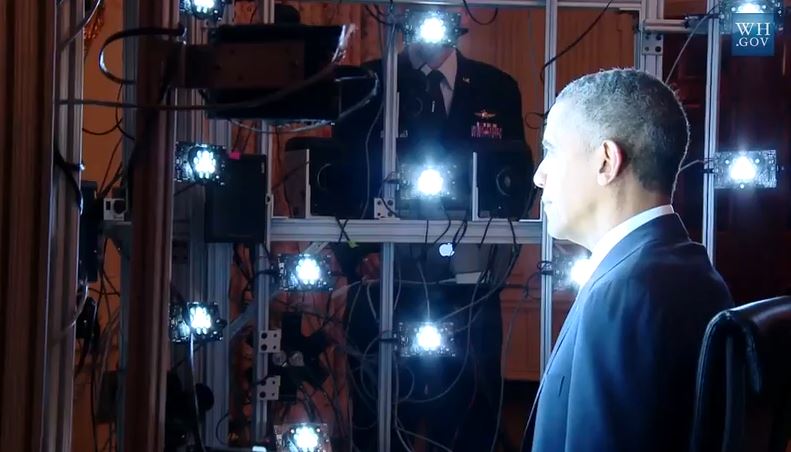 3-D President Obama portraits on display at Smithsonian Castle | wusa9.com