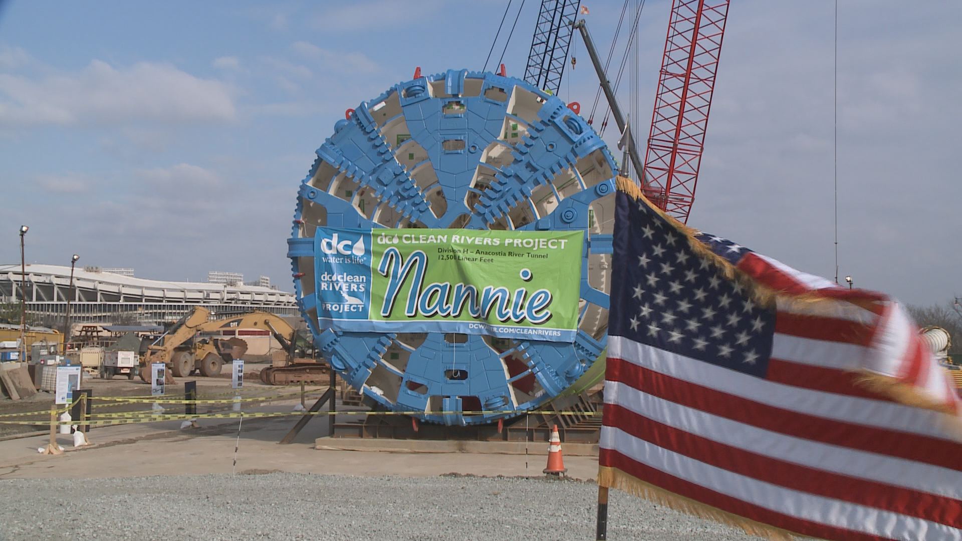 Tunnel boring machine to be used in big DC project named | wusa9.com