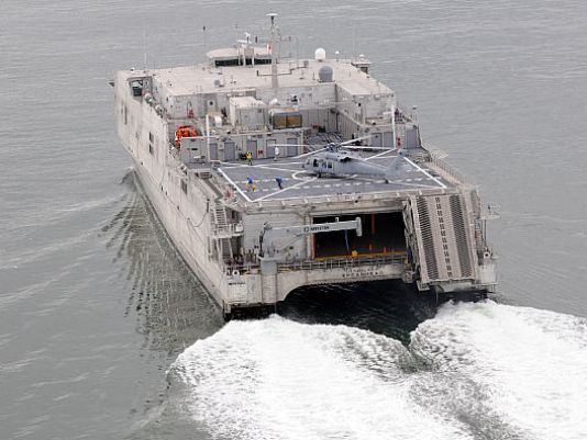 High-tech Navy catamaran will deploy to Africa on Sunday | wusa9.com