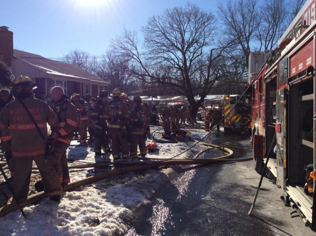 Nearly 75 firefighters respond to Silver Spring house fire | wusa9.com