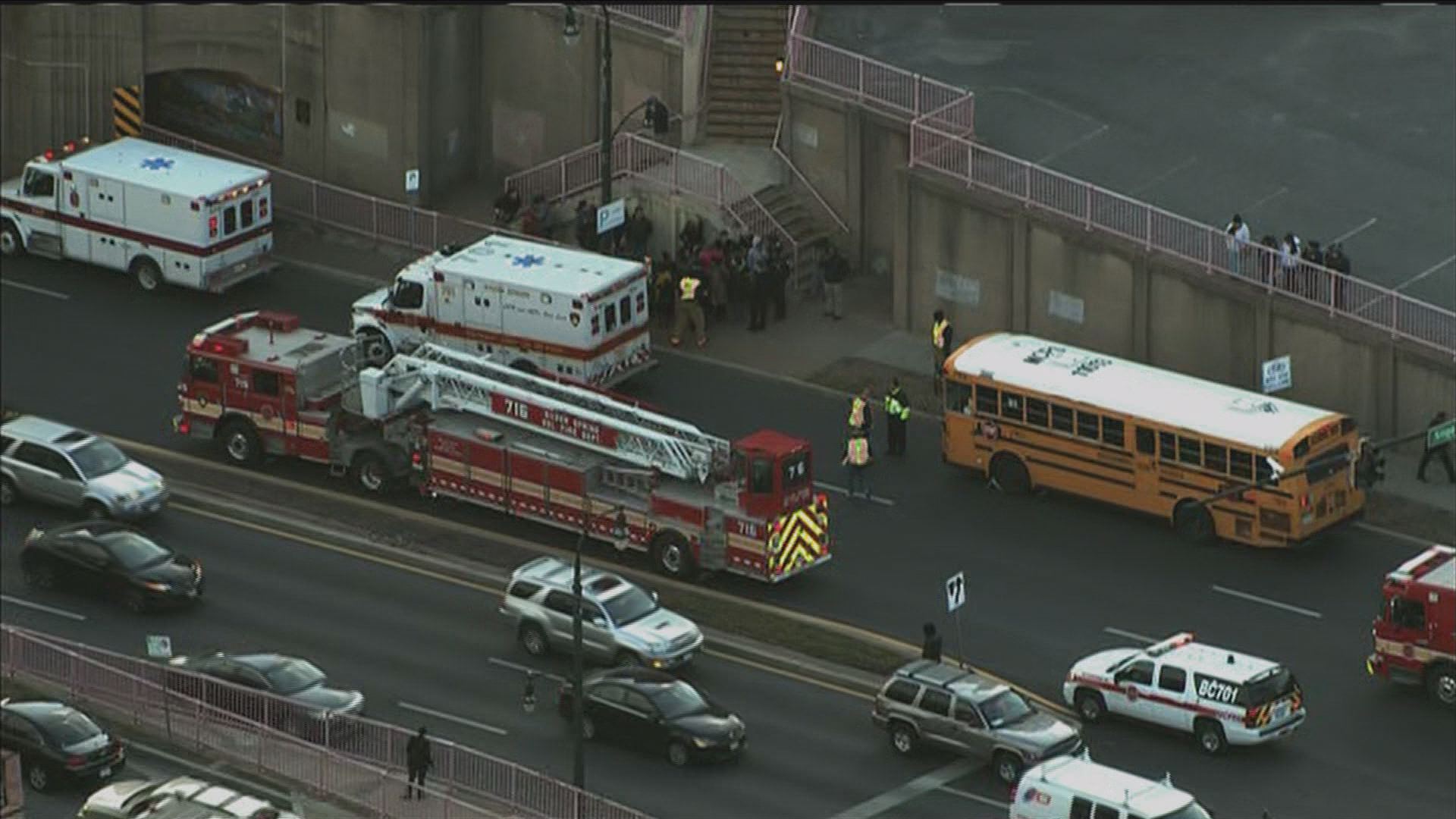 4 injured after school bus stops suddenly in Md. | wusa9.com