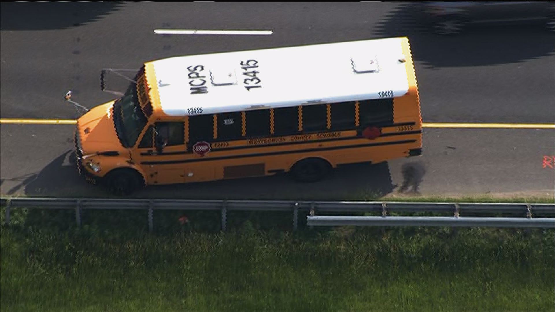School bus rear-ended on the inner loop of the Beltway | wusa9.com