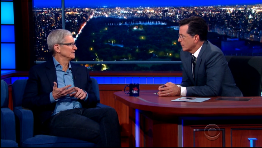 WATCH: Apple CEO Tim Cook tells Stephen Colbert why he came out | wusa9.com