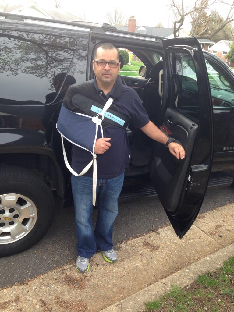 PHOTO: Alexandria cop takes 1st 'step towards independence' | wusa9.com