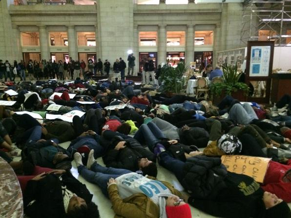 Demonstrators protest at Union station, Georgetown, U Street | wusa9.com