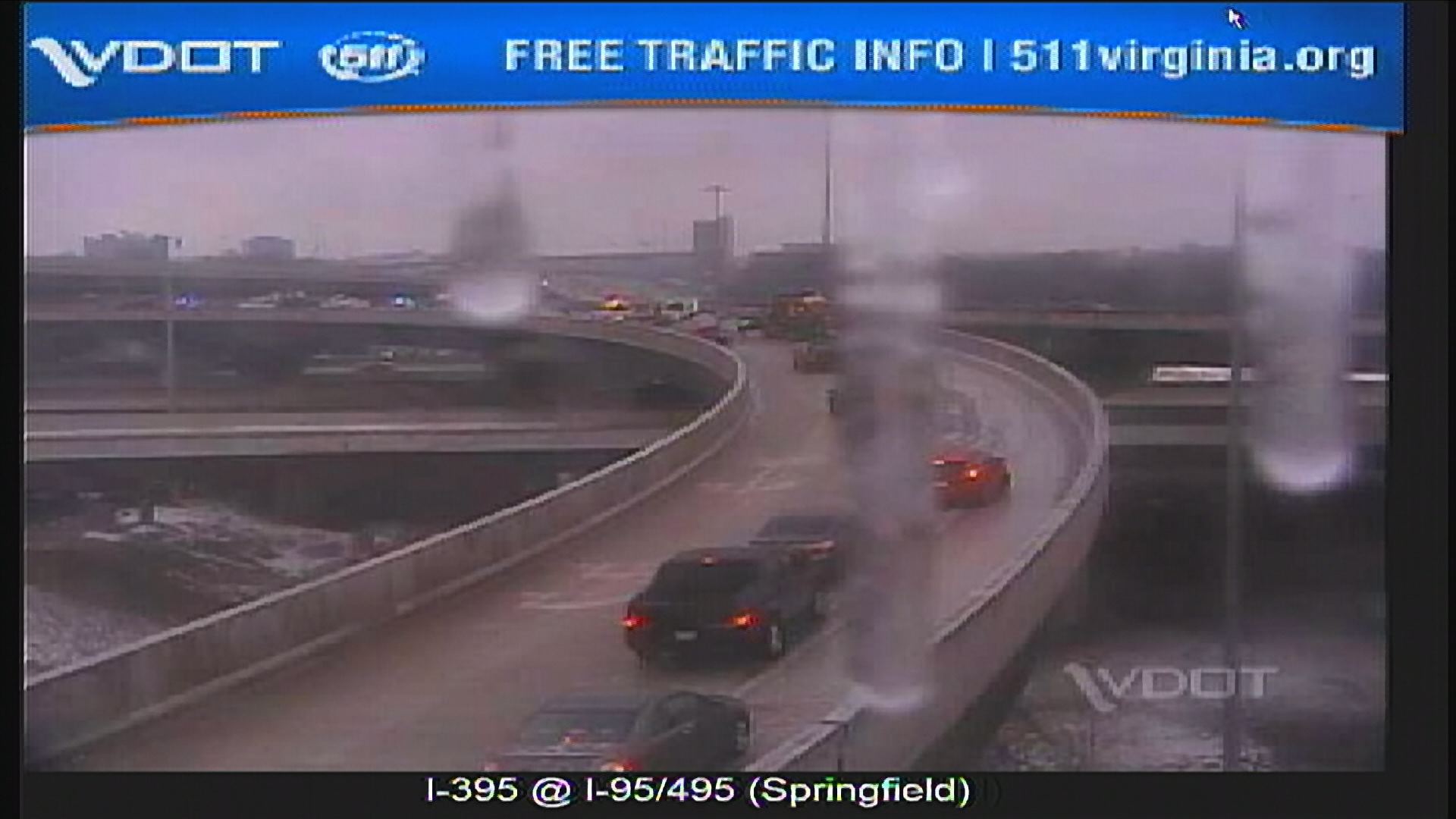 Car sliding into guardrail causes 8 cars to crash in VA | wusa9.com