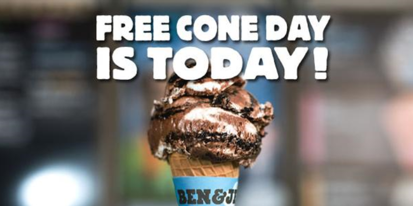 Happy Free Cone Day from Ben and Jerry's | wusa9.com