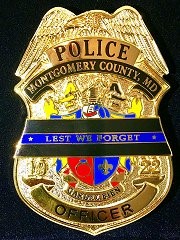 Montgomery County police badge honors fallen officers | wusa9.com
