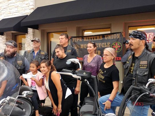 Motorcycle club raises $5,000 for local child with cancer | ksdk.com