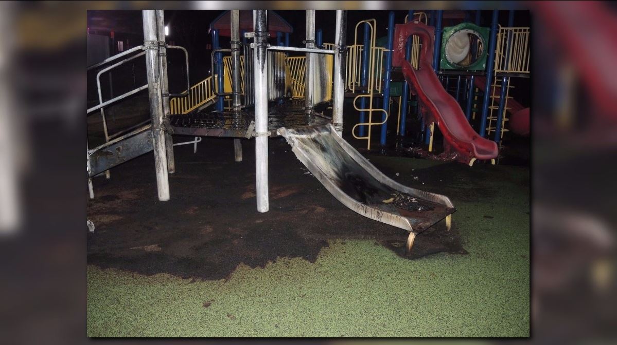 Police search for suspects in playground fire | wusa9.com