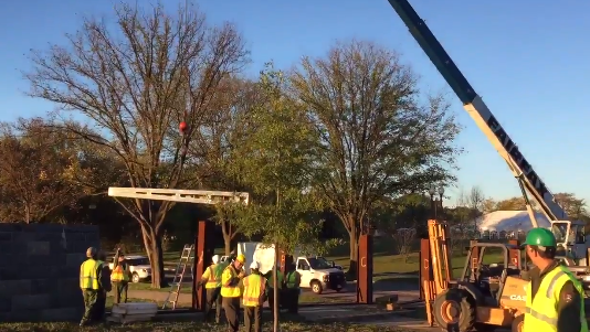 Test installation of levee closes part of 17th St in NW, DC | wusa9.com