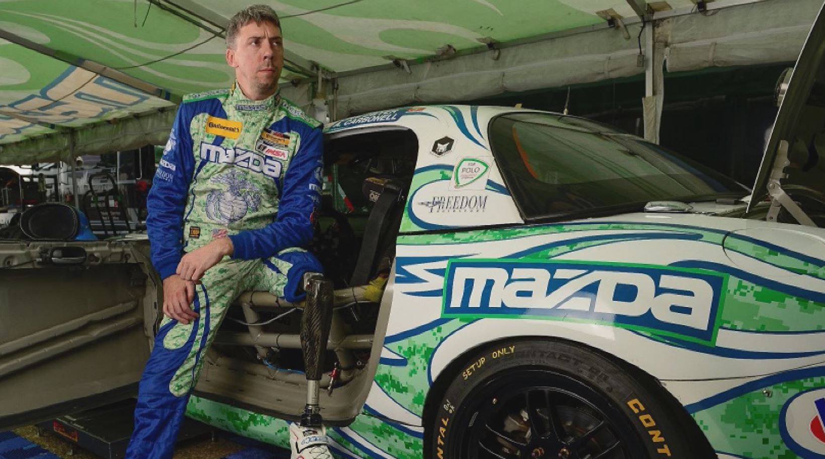 Salute to Service: Amputee Liam Dwyer races cars | wusa9.com