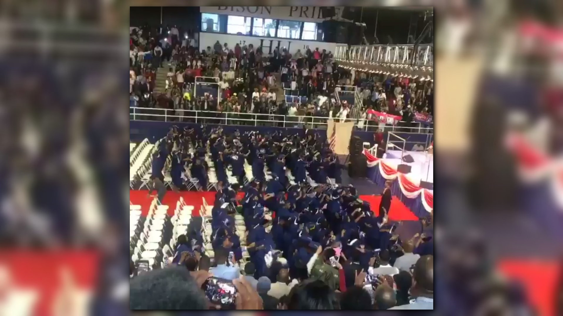 Howard University students 'swag surf' at graduation | wusa9.com
