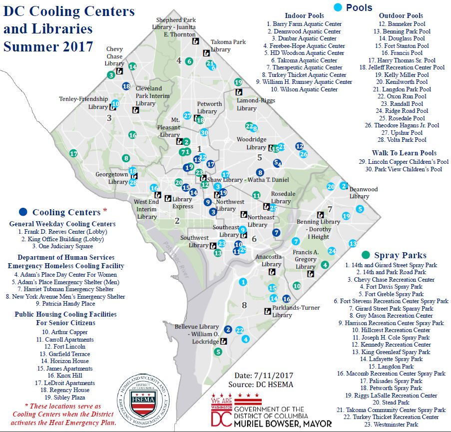 Cooling centers available as DC heats up | wusa9.com