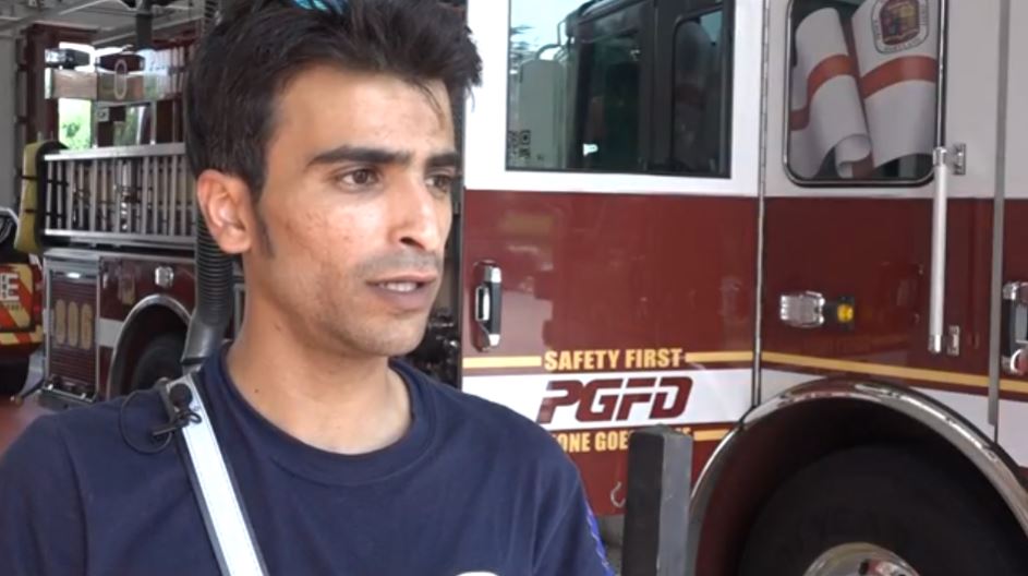 Saudi firefighters training with Prince George's Co. Fire Department ...